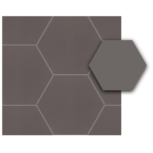 Sculpted Grey Hex - OWSI Old World Stone Imports Flooring and Design