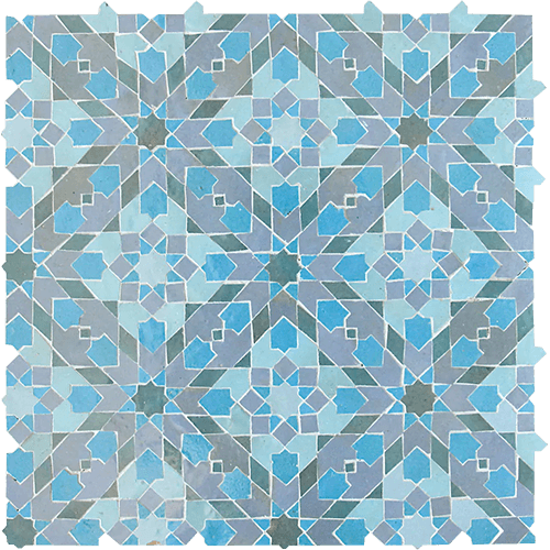 Zellige Mosaic Casa Blanca Capri - OWSI Old World Stone Imports ...