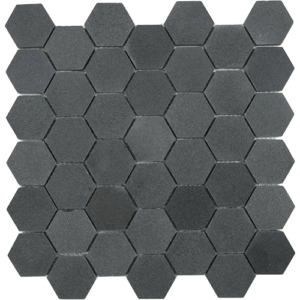 Hexagon Basalt 2" x 2" 11.75" x 12" - OWSI Old World Stone Imports ...