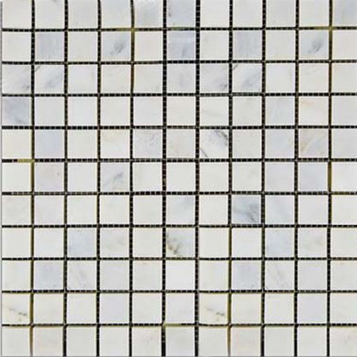 Bianco Bello- Square Mosaic Honed 1"x1" - OWSI Old World Stone Imports ...