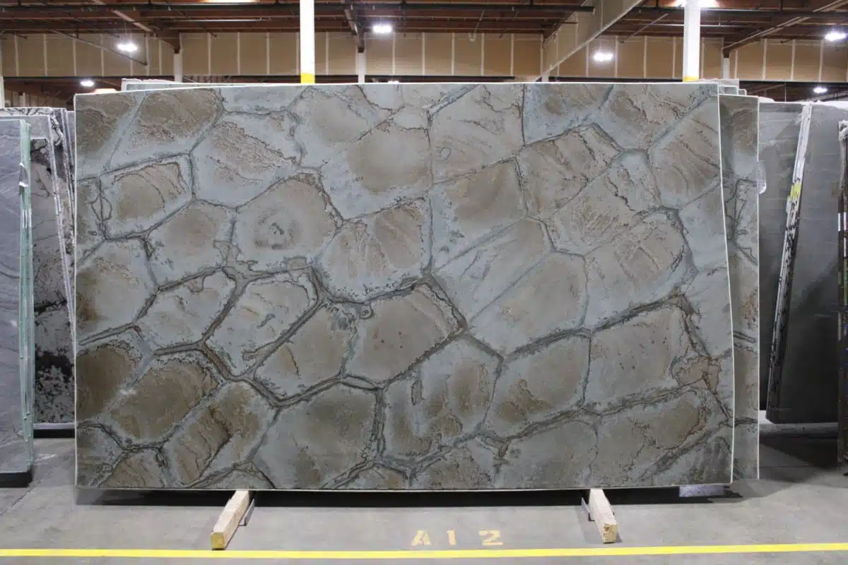 Fossil Blue 3cm Polished - OWSI Old World Stone Imports Flooring and Design