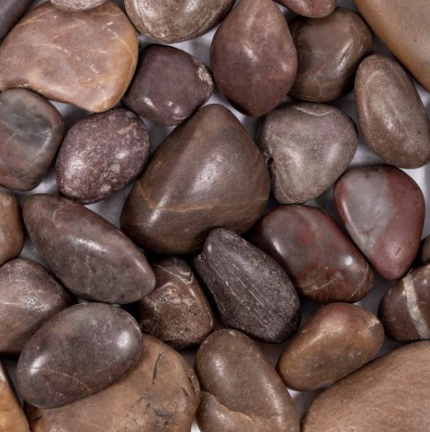 Loose Pebbles Red Medium 5cm - OWSI Old World Stone Imports Flooring ...