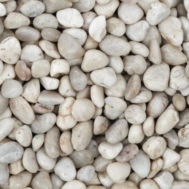 Loose Pebbles White Small 1.2cm - OWSI Old World Stone Imports Flooring ...