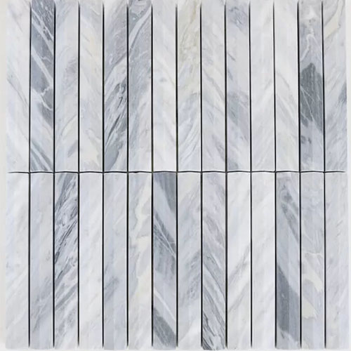 Plateau Mosaic Peaks Calacatta Azure Honed - OWSI Old World Stone ...