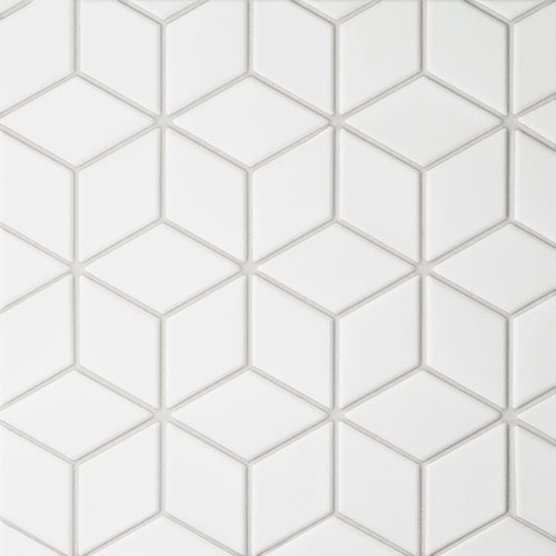 Le Cafe Diamond Matte White - OWSI Old World Stone Imports Flooring and ...