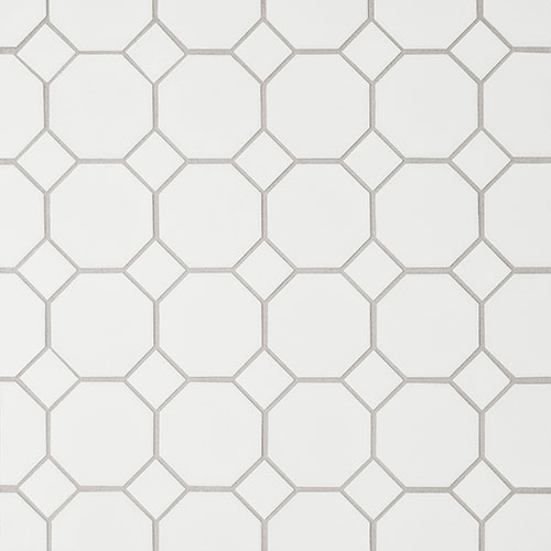 Le Cafe Octagon Matte White - OWSI Old World Stone Imports Flooring and ...