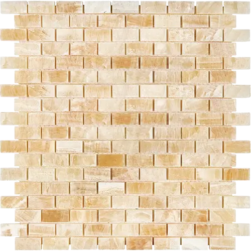 Honey Giallo Crystal Polished 5/8" x 1 1/4" Mini Brick - OWSI Old World ...
